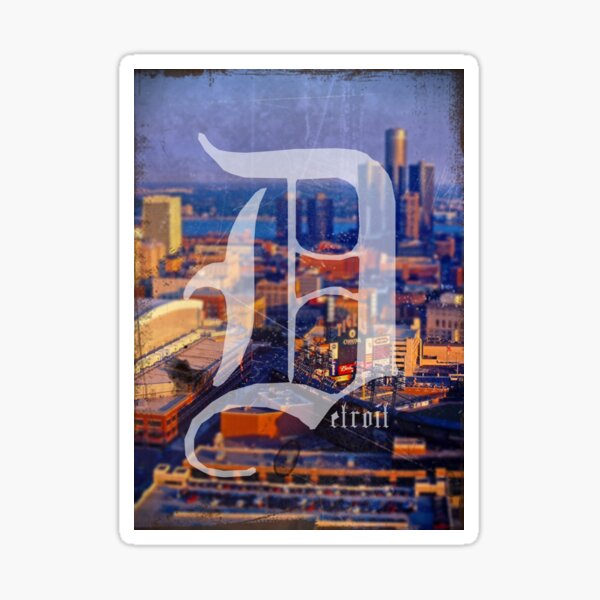 "Detroit 1 More Time" Sticker for Sale by RS0410 | Redbubble