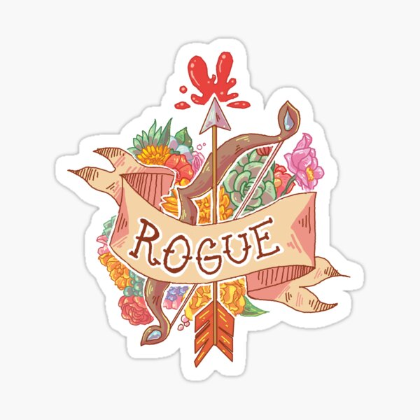 "ROGUE CLASS" Sticker for Sale by Cara McGee | Redbubble