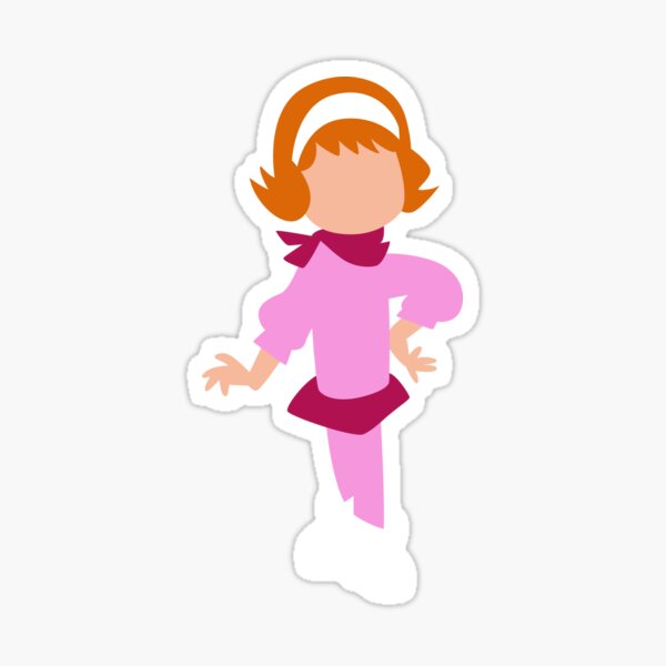 "Kid Daphne Blake " Sticker for Sale by karlaestrada | Redbubble