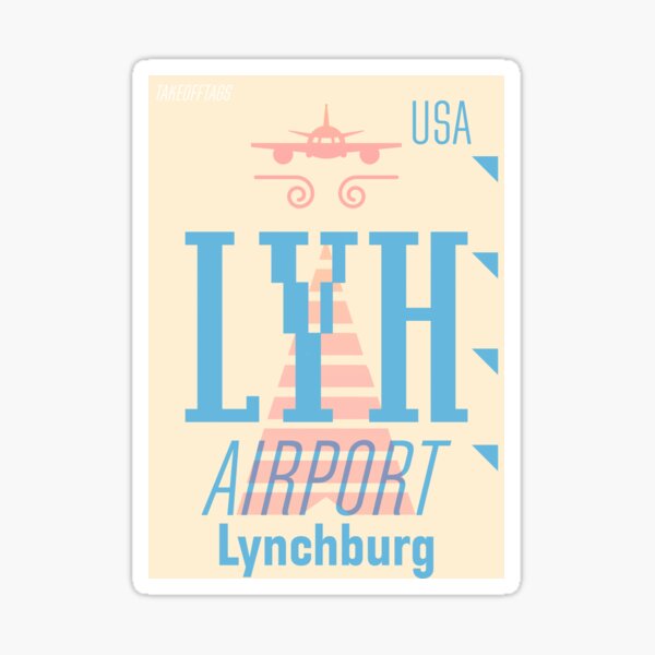 " LYH airport" Sticker for Sale by Aviators | Redbubble