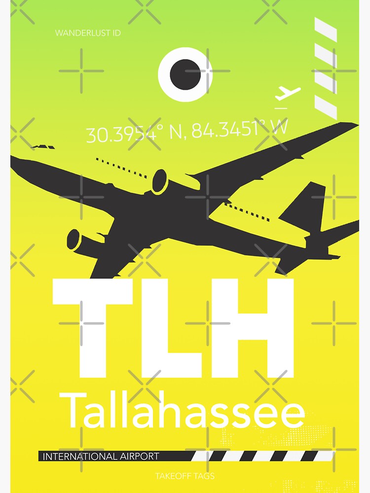 "TLH airport" Sticker for Sale by Aviators | Redbubble