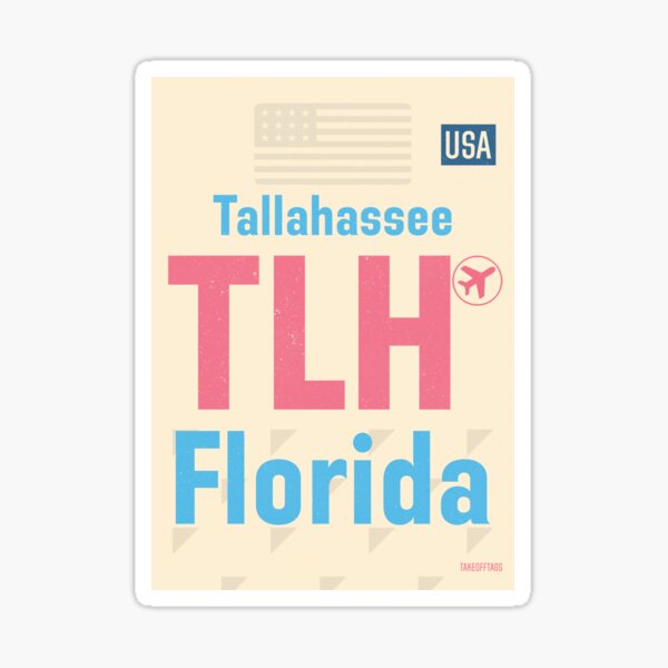 "TLH airport American" Sticker for Sale by Aviators | Redbubble