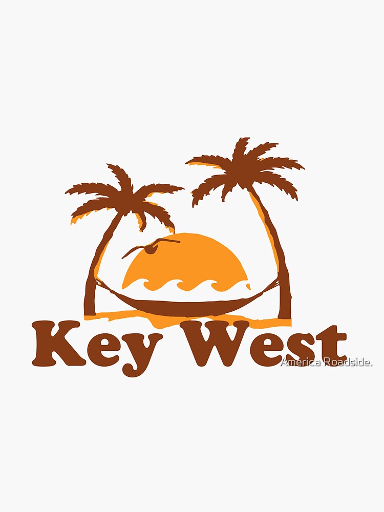 "Key West. " Sticker for Sale by ishore1 | Redbubble