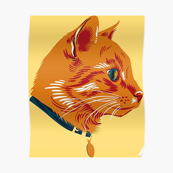 "Goose the Cat " Poster by PotatoGear | Redbubble