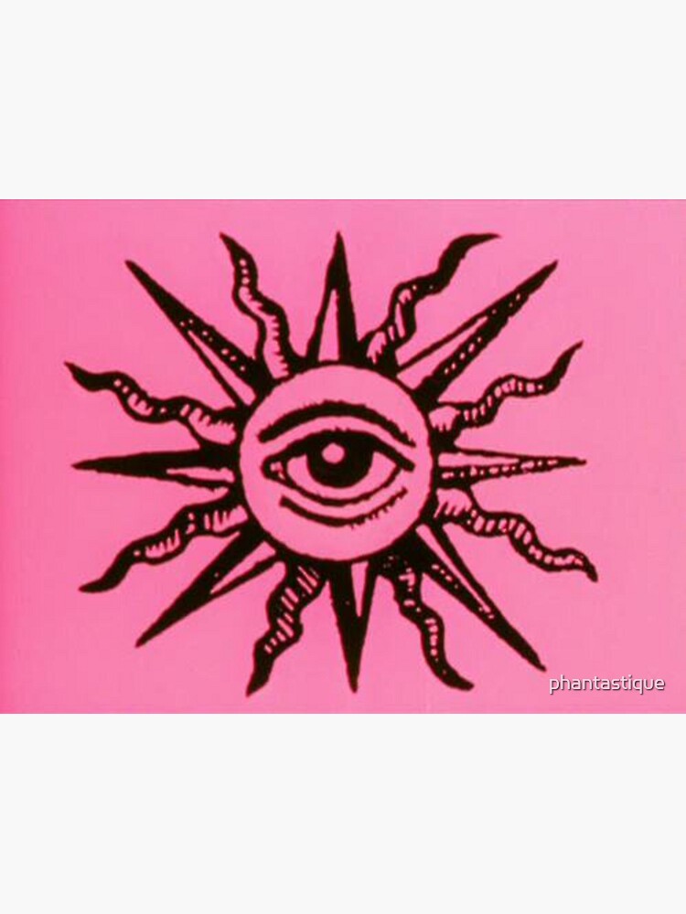 "Vintage Pink Sun" Sticker for Sale by phantastique | Redbubble