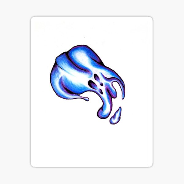 "Elemental Study, Water" Sticker by JDietrickdesign | Redbubble