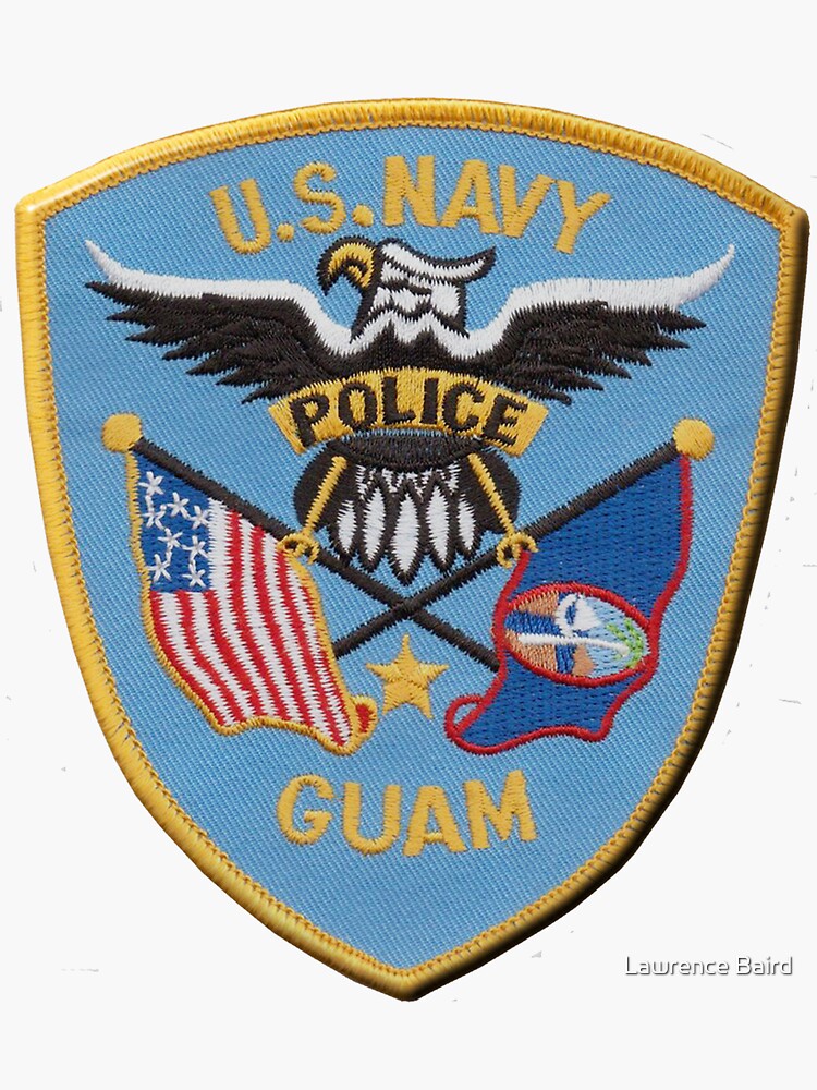 "Navy Police Guam" Sticker for Sale by lawrencebaird | Redbubble
