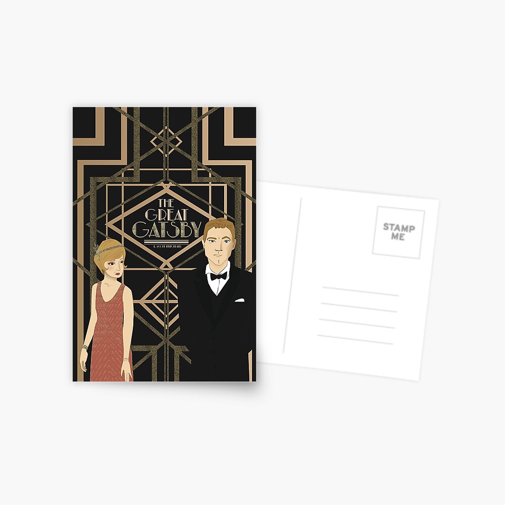 "The Great Gatsby" Postcard by designbyblurose | Redbubble