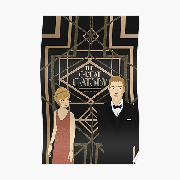 "The Great Gatsby" Poster for Sale by designbyblurose | Redbubble