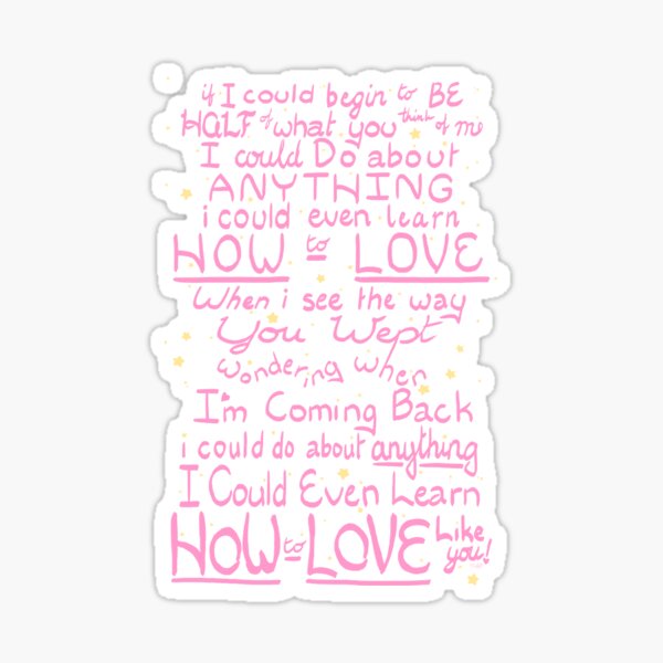 "Love Like You" Sticker for Sale by KiellR | Redbubble