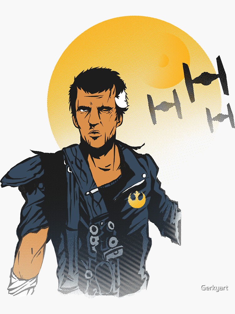 "StarMax Fury Force." Sticker for Sale by Gerkyart | Redbubble