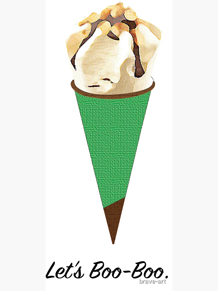 "The Green Cornetto" Sticker for Sale by brave-art | Redbubble