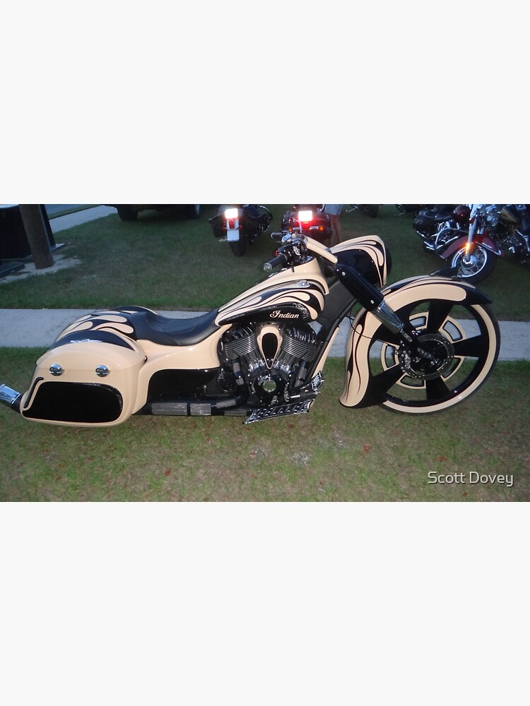 "Indian Bagger" Sticker by DoveyS | Redbubble