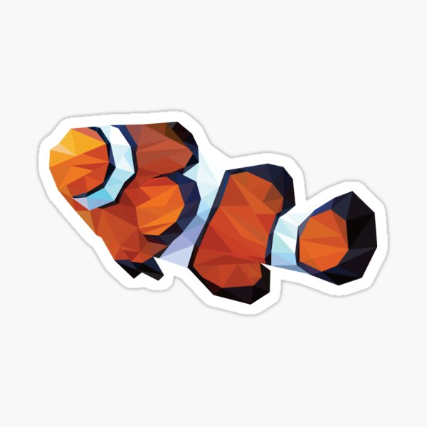 Clown Fish Stickers | Redbubble