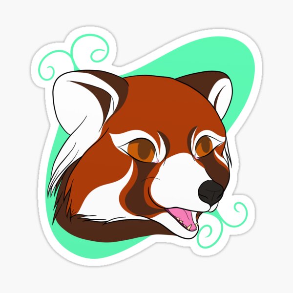 "Red Panda" Sticker for Sale by IdrisTheIfreet | Redbubble