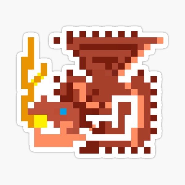 "Pixel Rathalos" Sticker for Sale by skullnuku | Redbubble