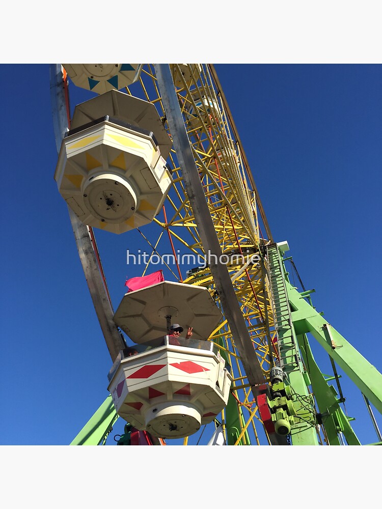 "Close up Ferris Wheel - Day" Sticker by hitomimyhomie | Redbubble