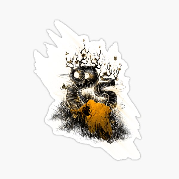 "Decay" Sticker by flintsky | Redbubble