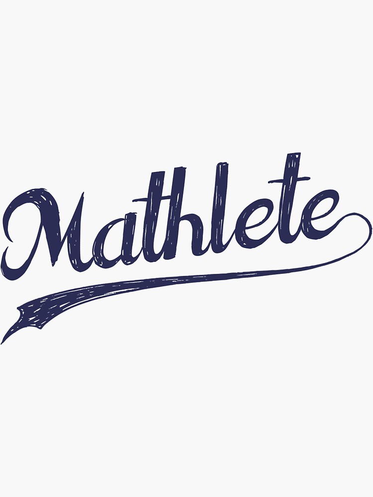 "All Star Mathlete Math Athlete" Sticker for Sale by TheShirtYurt ...