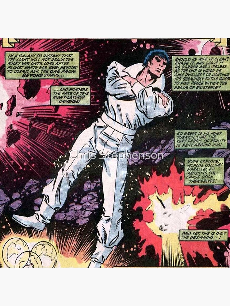"Super hero, comic book, Beyonder, space " Art Board Print for Sale by ...