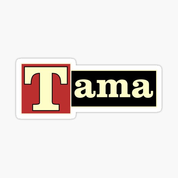 "Vintage Tama Drums " Sticker for Sale by kennyn | Redbubble