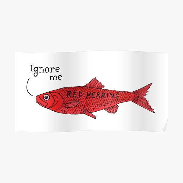"Red Herring" Poster for Sale by EBG-draws | Redbubble