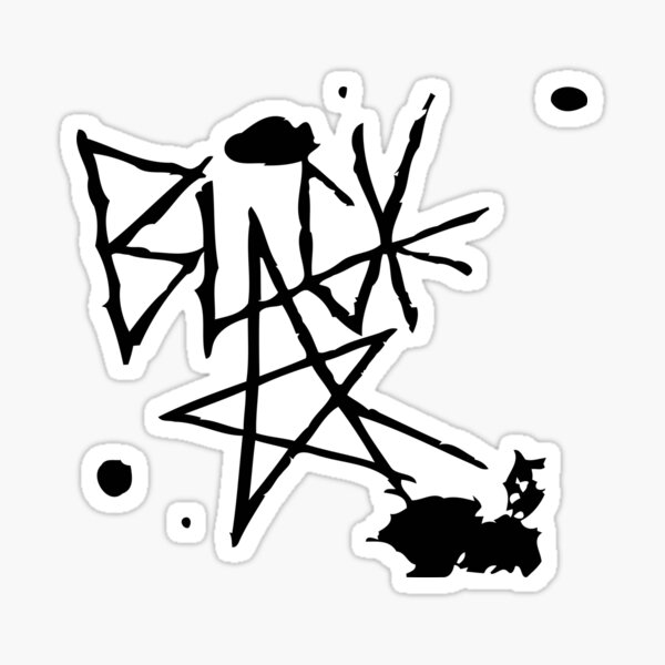 "Black Star" Sticker for Sale by RedSolar | Redbubble