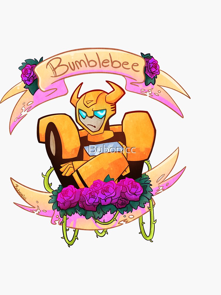 "Flower Bee" Sticker for Sale by Bubonicc | Redbubble