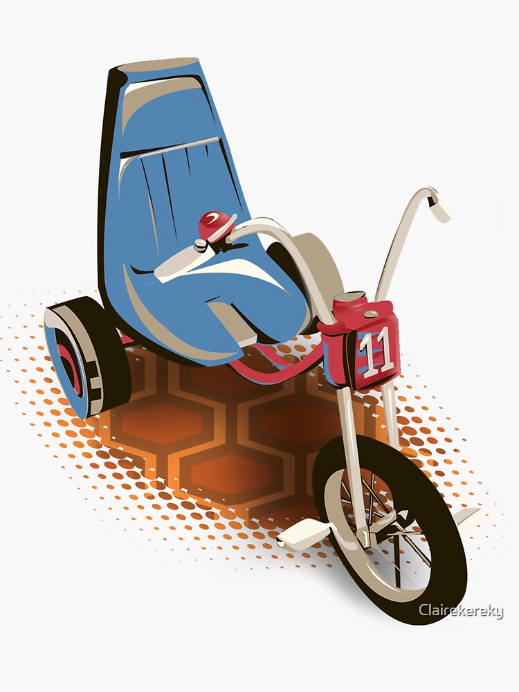 "Tricycle 237 " Sticker for Sale by Clairekereky | Redbubble