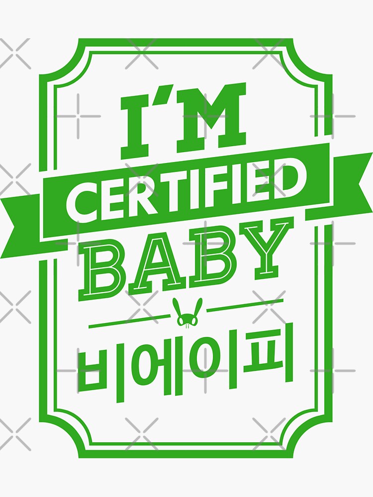 "Certified BAP BABY" Sticker for Sale by skeletonvenus | Redbubble