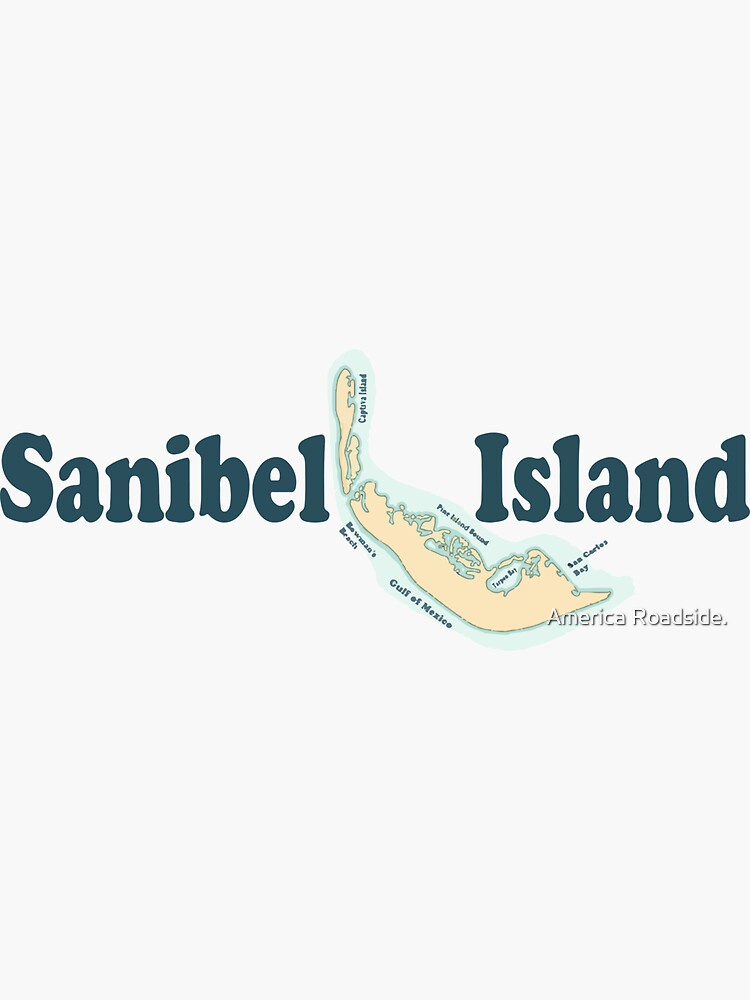 "Sanibel Island - Florida." Sticker for Sale by ishore1 | Redbubble