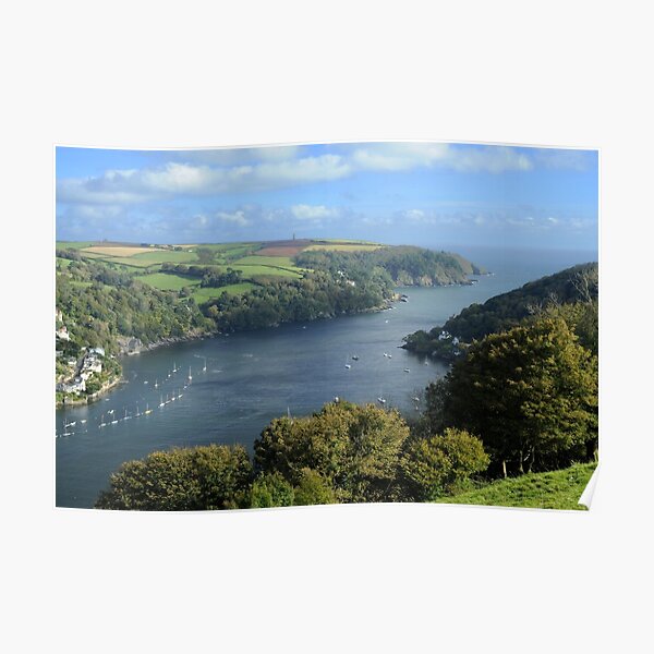 "The River Dart Estuary." Poster by rodsfotos | Redbubble