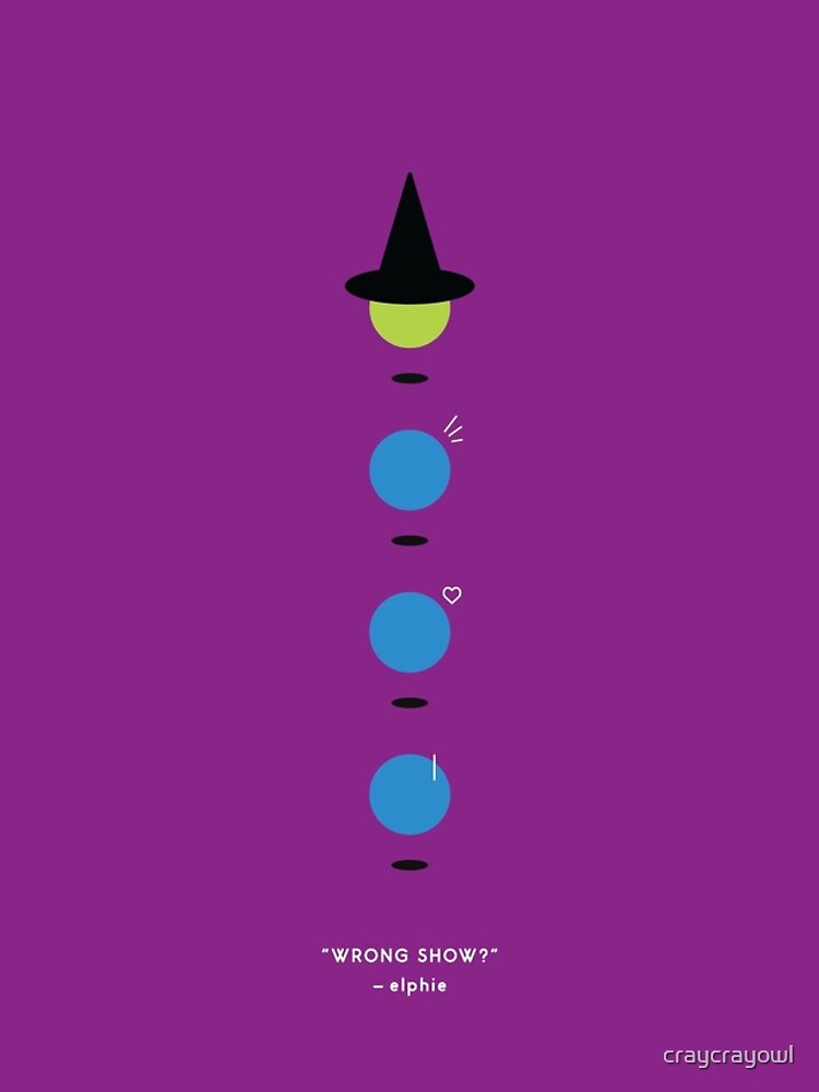 "Elphaba and the Blue Man Group" iPhone Case for Sale by craycrayowl ...