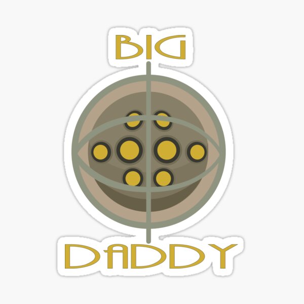 "BIG DADDY" Sticker by MDRMDRMDR | Redbubble