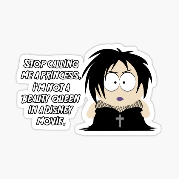 "Stop calling me a princess." Sticker for Sale by nimbus-nought | Redbubble