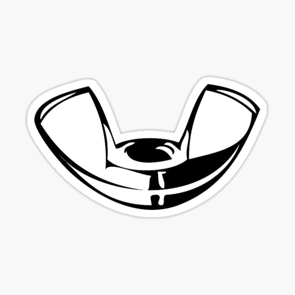 "WINGNUT" Sticker for Sale by cpinteractive | Redbubble
