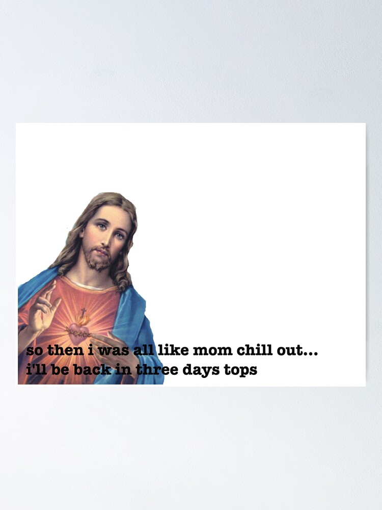 "Jesus corner sticker" Poster for Sale by TraciBLantzy | Redbubble