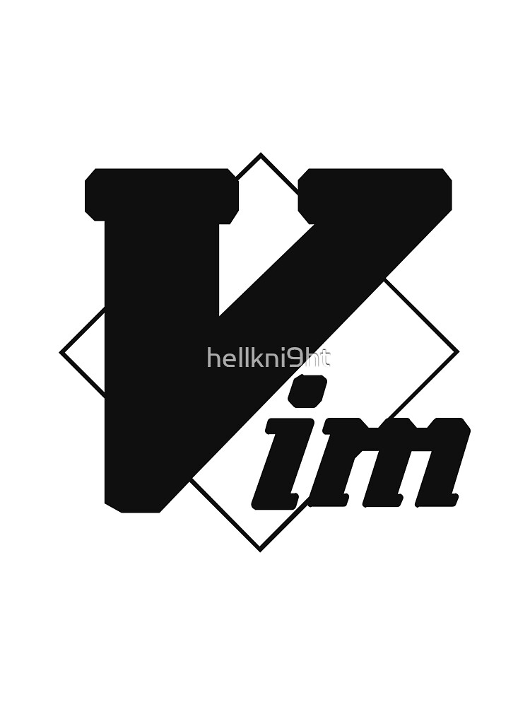 "Minimalistic Vim Logo: Black" Kids T-Shirt for Sale by hellkni9ht ...