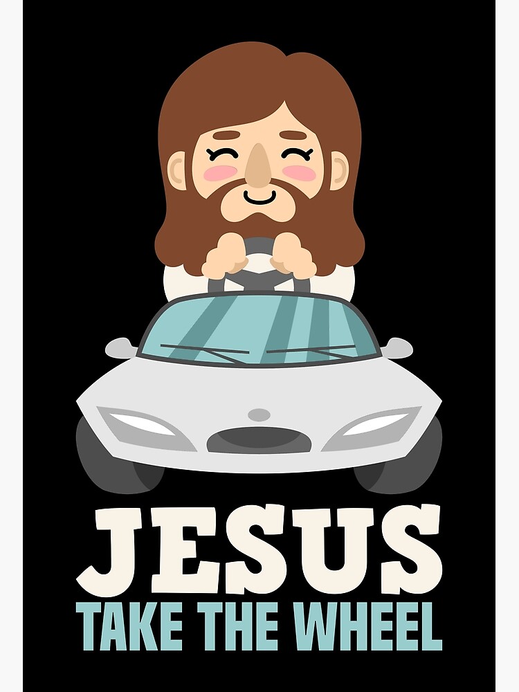 "Jesus Take The Wheel Guardian Angel Anime Kawaii Christus God Bible ...