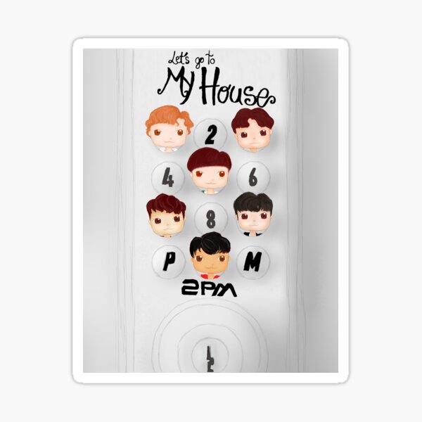 "2PM ~ My House" Sticker for Sale by liajung | Redbubble
