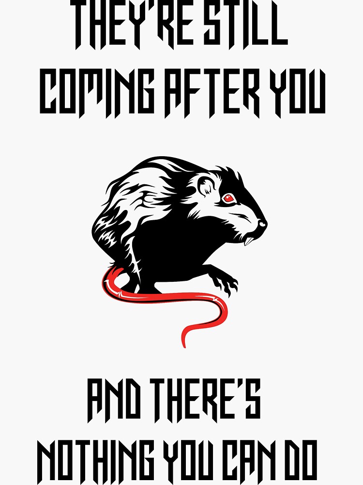 "Rats - Ghost" Sticker for Sale by k2lu533 | Redbubble