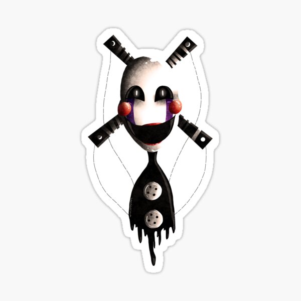 "FNaF Puppet" Sticker for Sale by fearcrowz | Redbubble