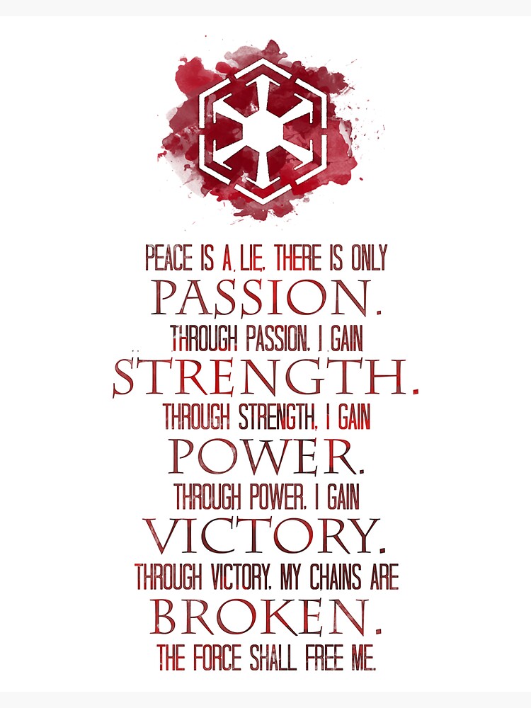 "The Sith Code" Sticker for Sale by thistletoad | Redbubble