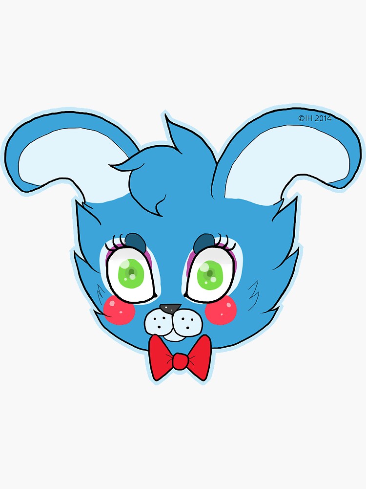"Toy Bonnie" Sticker for Sale by gingersocks | Redbubble