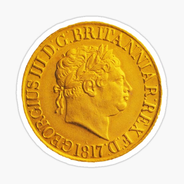 "Gold Coin" Sticker for Sale by Go-Postal | Redbubble