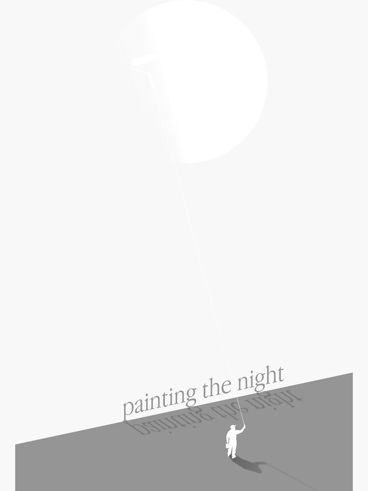 "Painting the night" Sticker for Sale by Nostromo71 | Redbubble