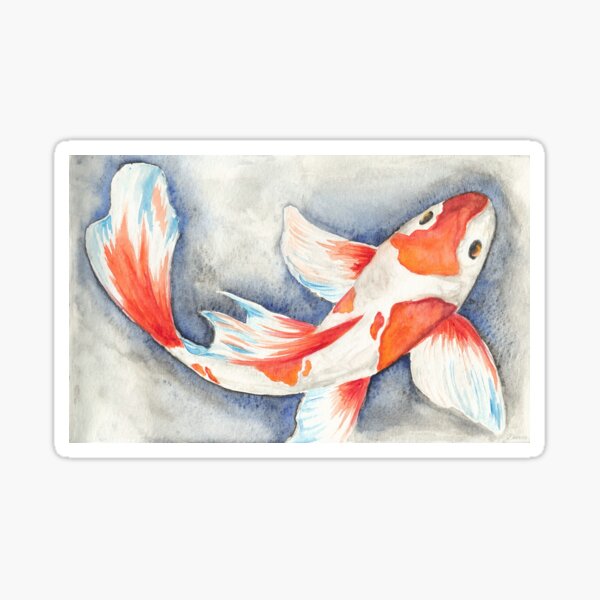 "Koi" Sticker for Sale by dariaparsa | Redbubble