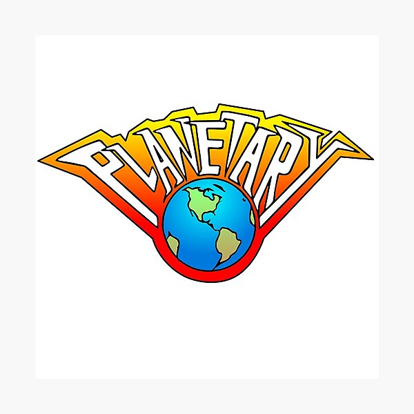 "planetary logo" Photographic Print for Sale by Thud71 | Redbubble