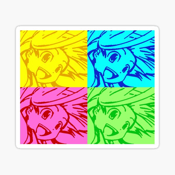 "Ika x4" Sticker by bywall | Redbubble