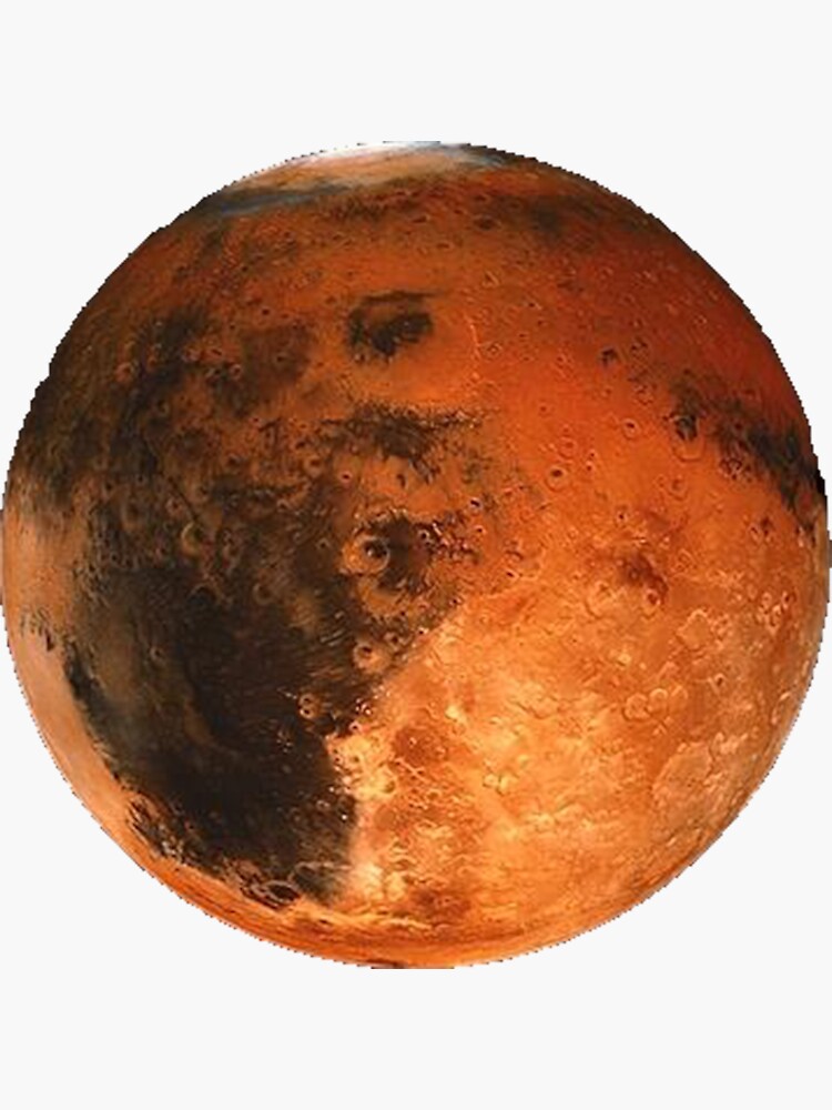 "Mars" Sticker for Sale by tjrider93 | Redbubble